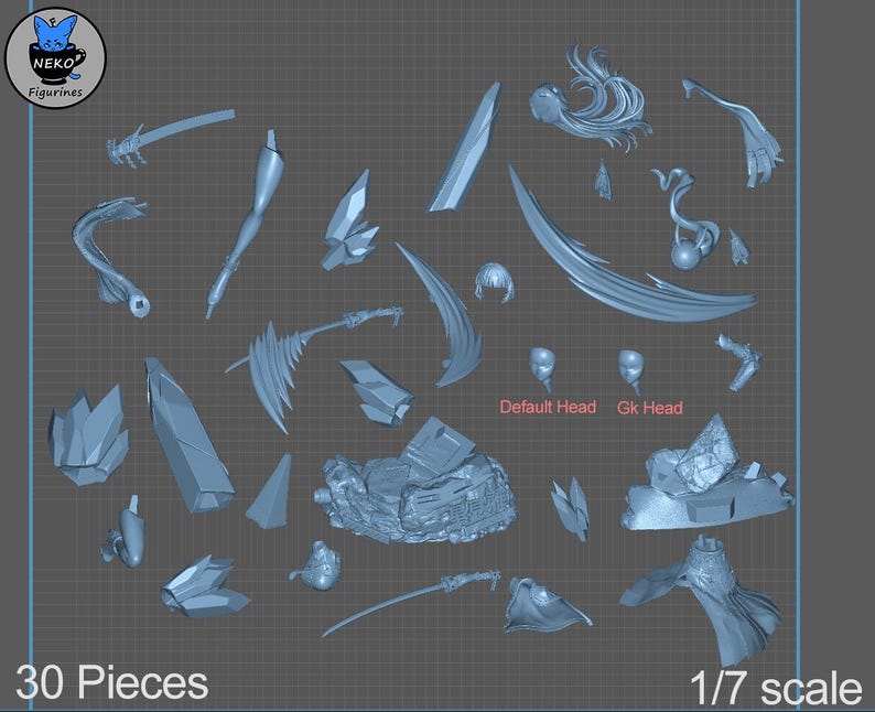 Hoshimi Miyabi Resin Figure – Zenless Zone Zero Collectible | Custom ...