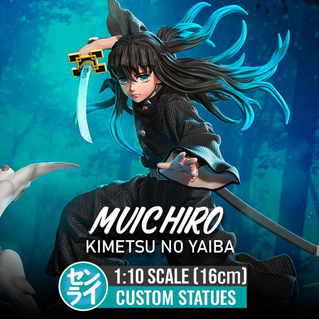 Muichiro Resin Figure – Demon Slayer Kimetsu No Yaiba Collectible ...