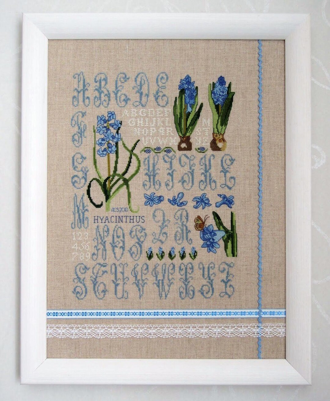 Cross Xstitch Digital PDF + SAGA Pattern Keeper Markup Hyacinth ABC ...