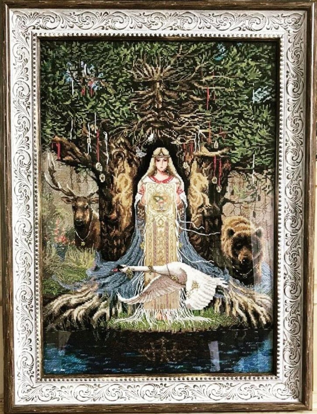 Cross Stitch Digital PDF Pattern Keeper Markup Veda Protective Amulet ...