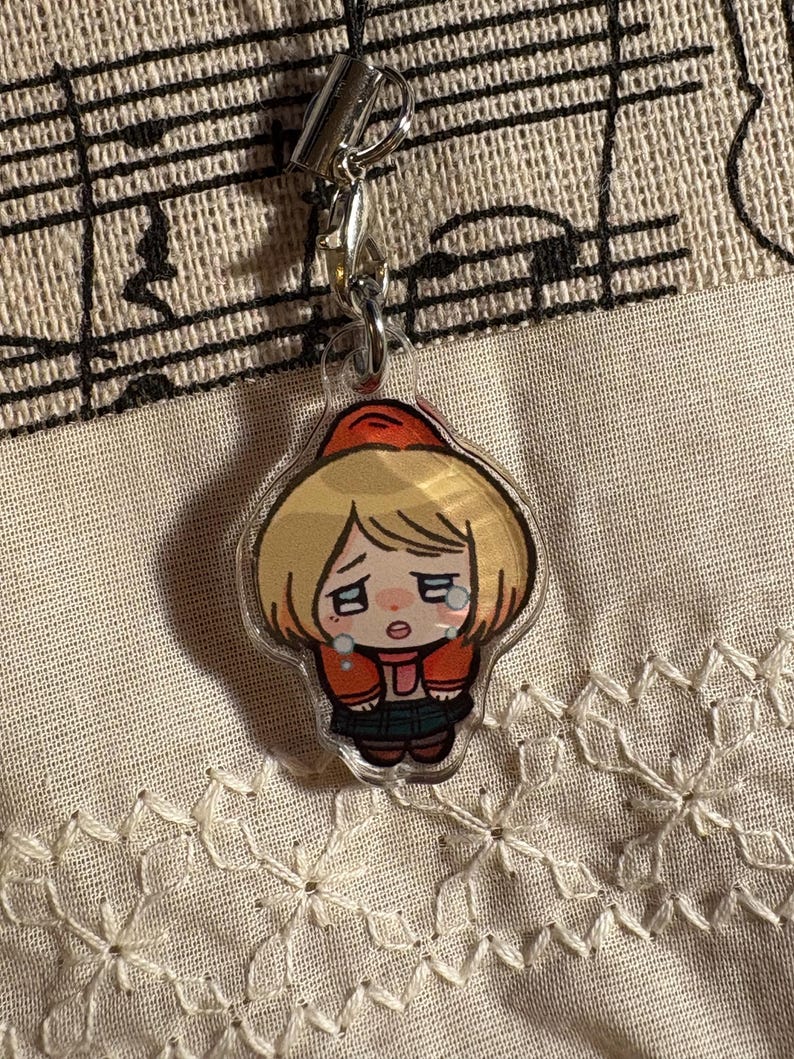 Resident Evil Acrylic Phone Charms / Keychain. Leon Kennedy, Ada Wong ...