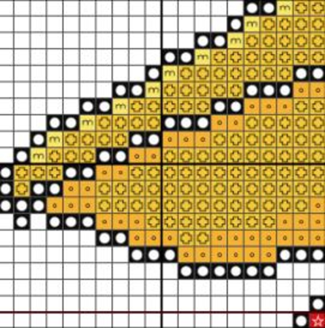 Christmas Pelican Cross Stitch Pattern - Instant PDF Download - Winter ...