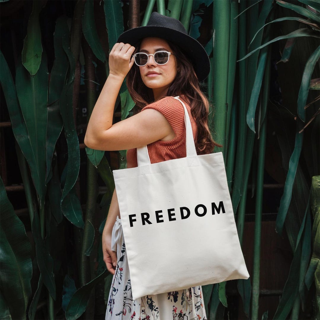 Freedom Tote Bag, Charlie Kirk Freedom Tote Bag, Republican Tote Bag ...