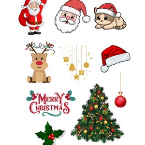 36 Christmas PNG Bundle – Digital Download, Transparent Background ...