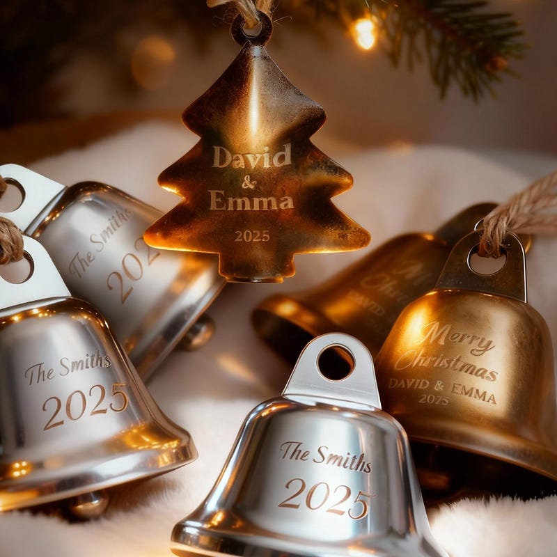 Mini Gold Bells Ornaments - Etsy