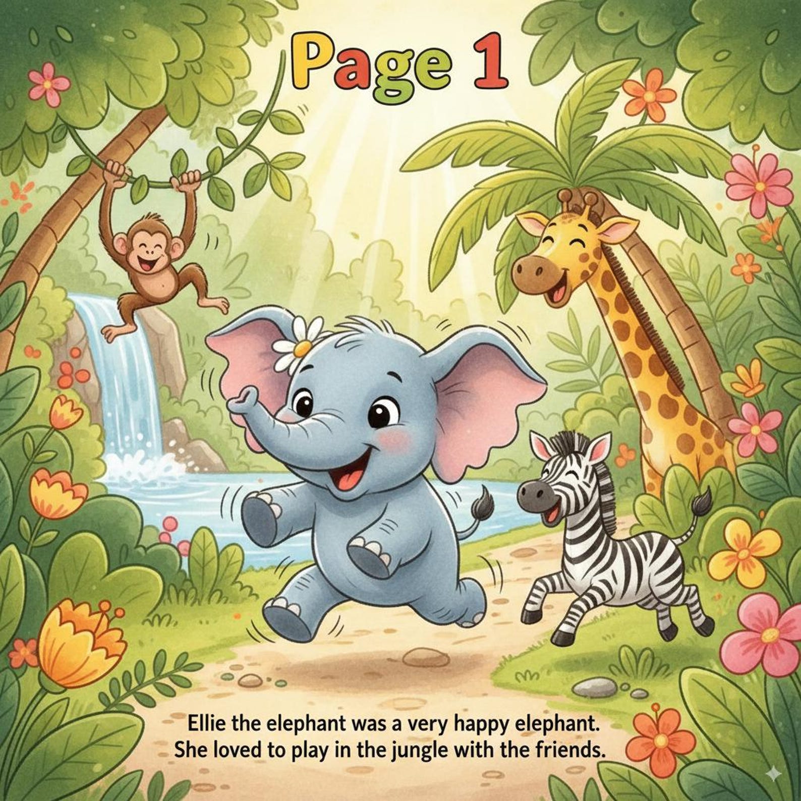 Ellie the Elephant Kids Picture Book: Friendship, Courage & Kindness - Etsy