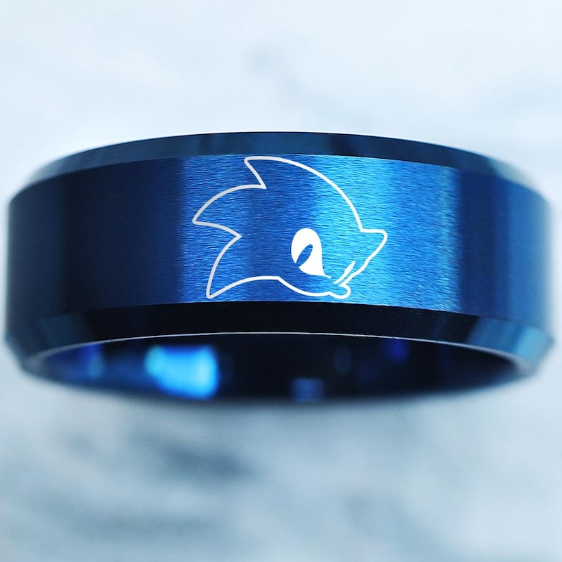 Sonic the Hedgehog Ring Jewelry - Etsy