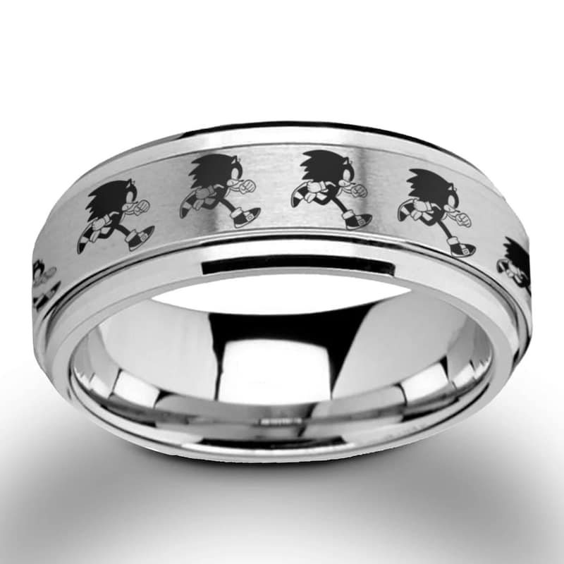 Sonic the Hedgehog Ring Jewelry - Etsy