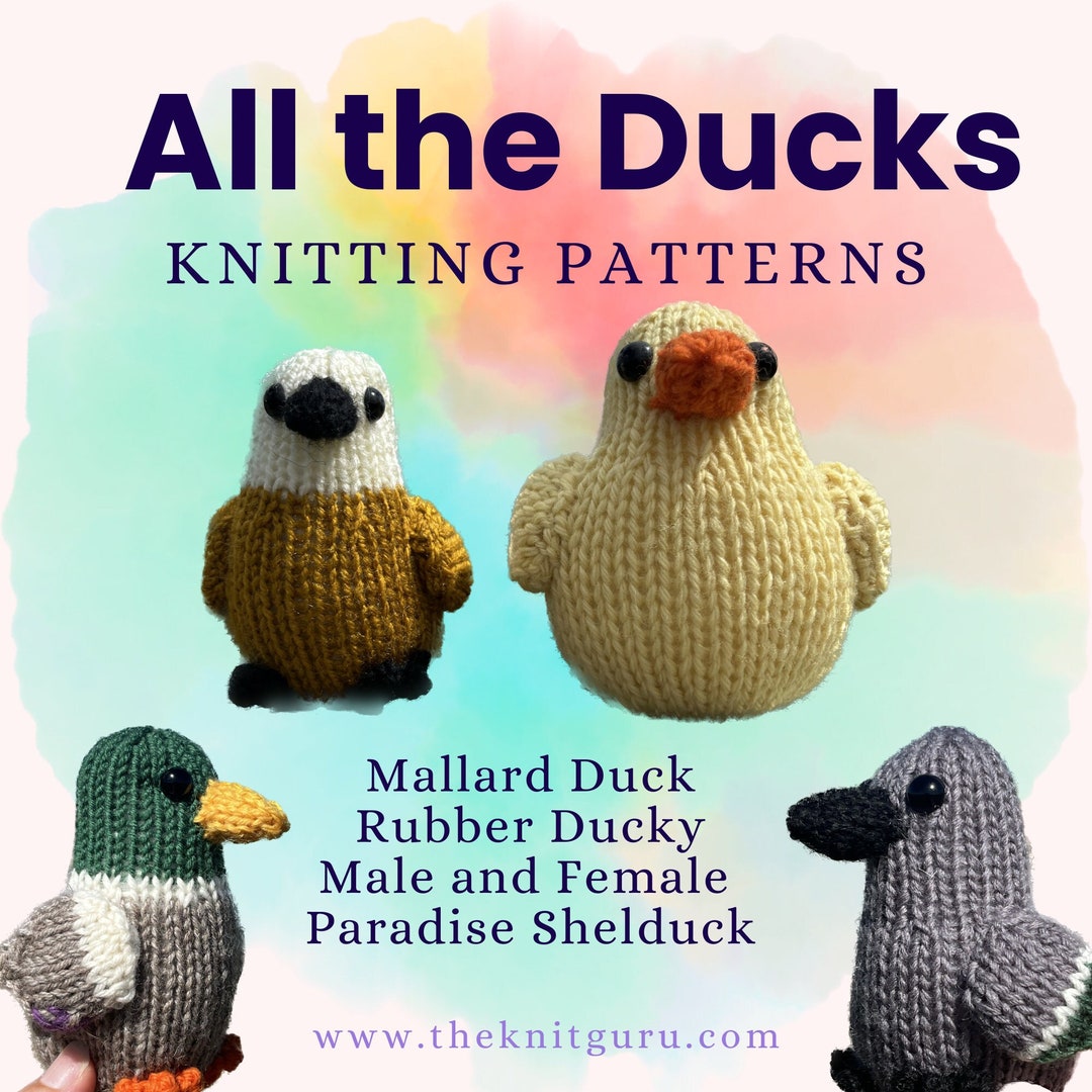 All the Duck Knitting Patterns - Amigurumi - Etsy