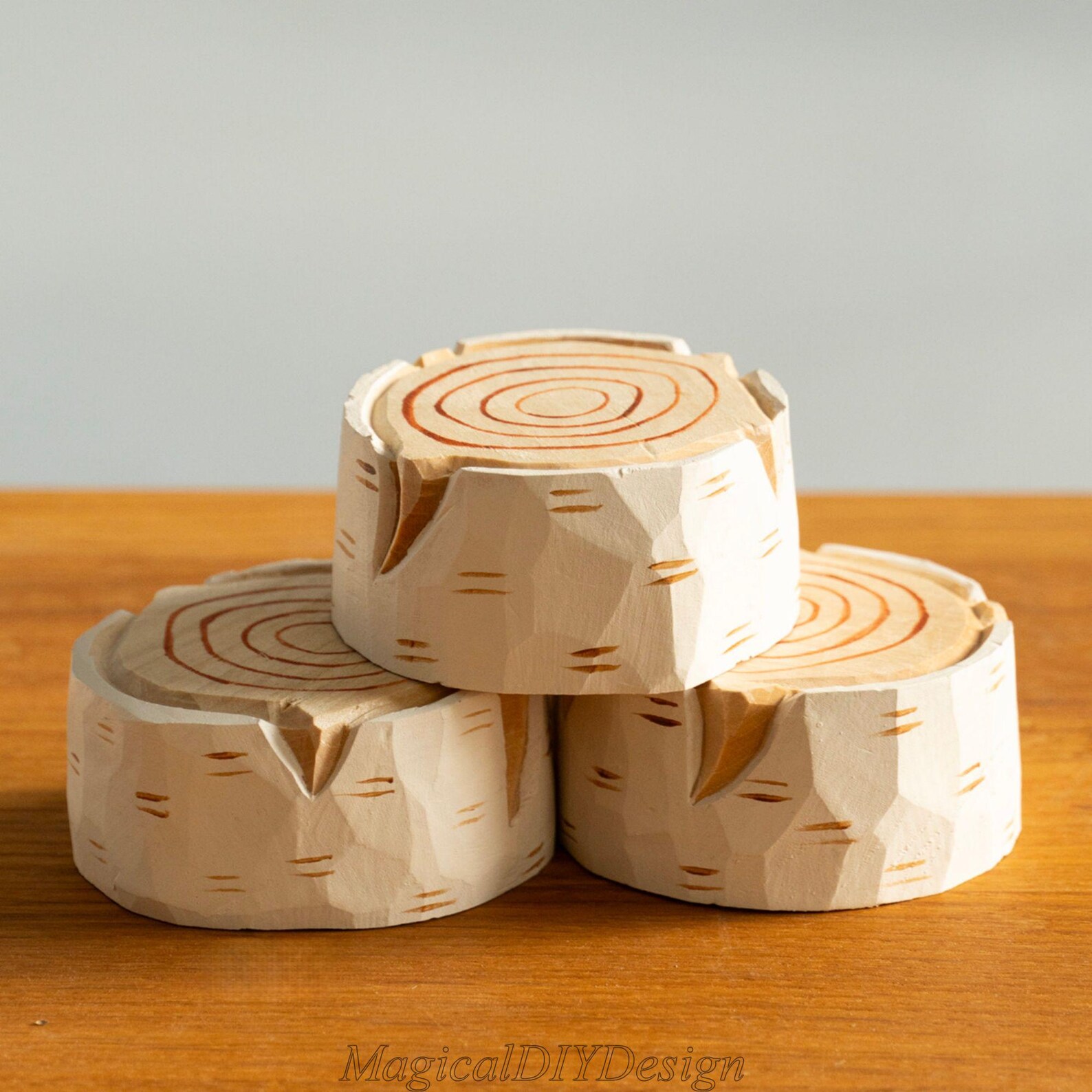 Handcrafted Wooden Base,wood Carving Squirrel,corgi,bear Figurines ...