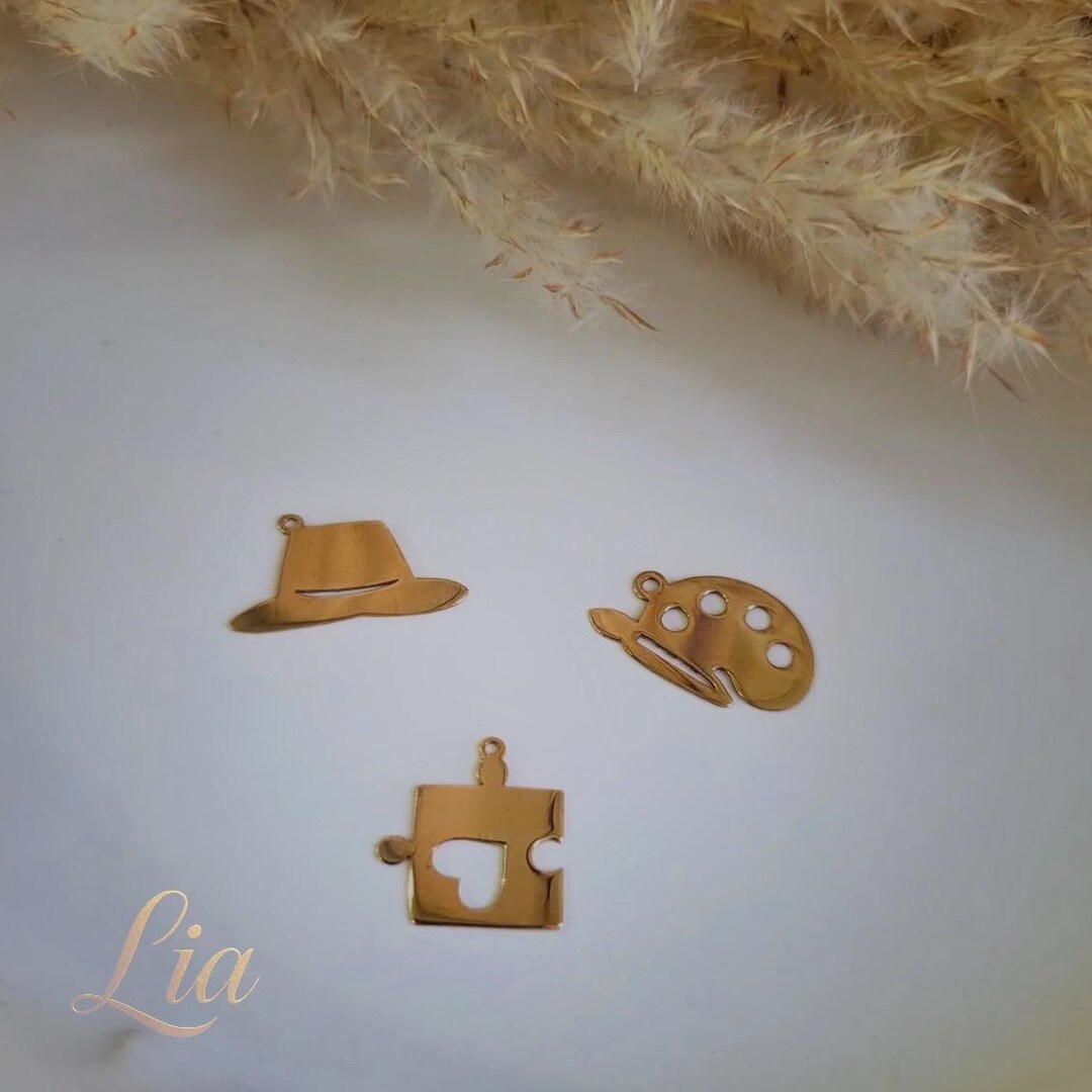 Custom Solid Gold Pendants - Etsy