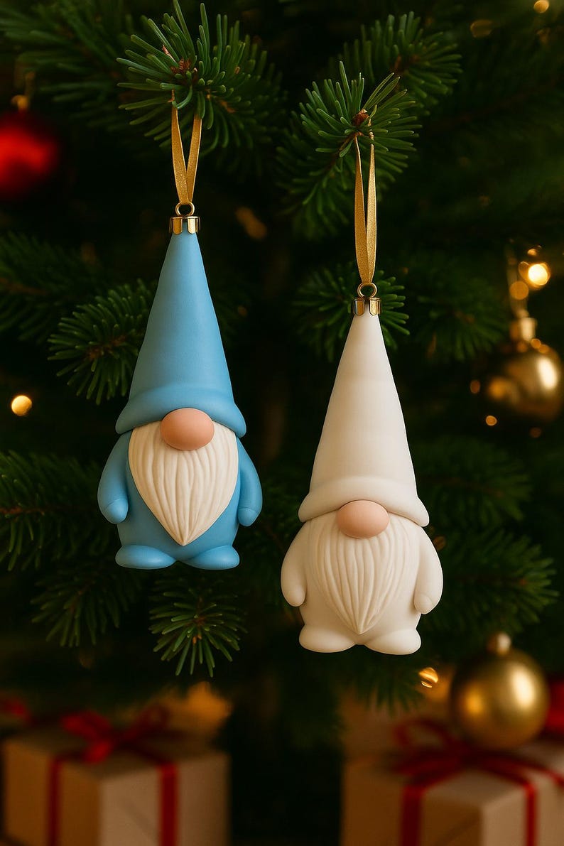 3D Printed Christmas Gnomes STL – Holiday Decor | Scandinavian Xmas ...