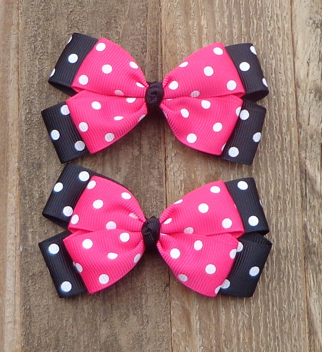 Mouse Hair Bow for Girls Pink Mouse Bow Mouse Birthday Bow Hair Bow for ...