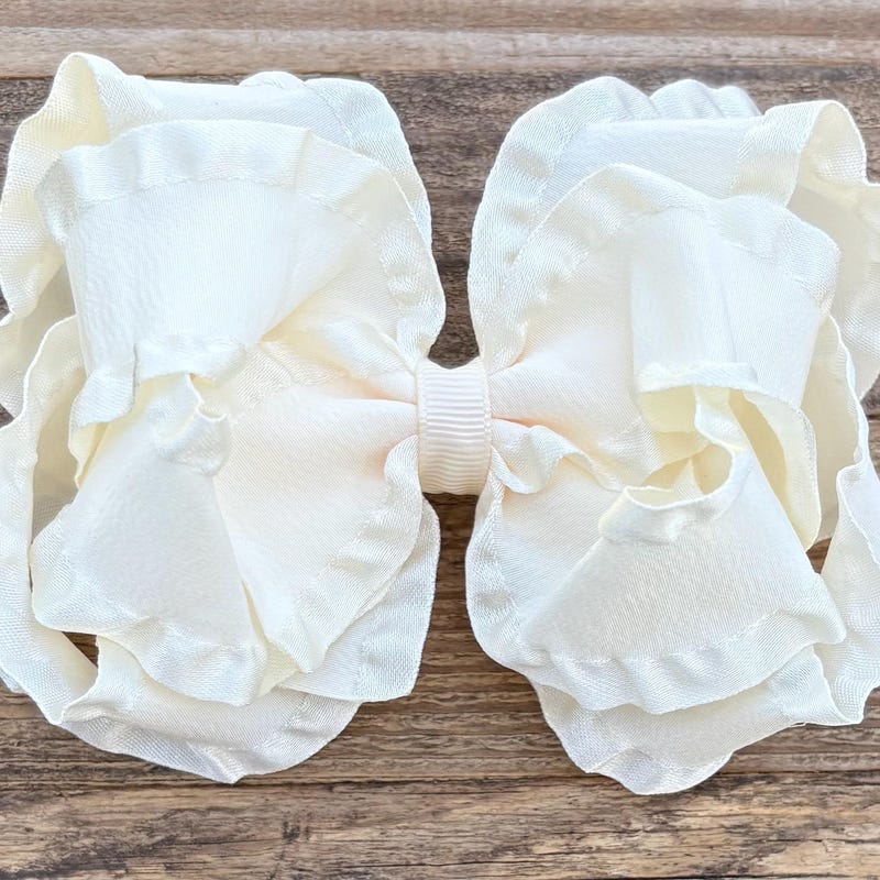 Flower Girl Hair Bow - Etsy