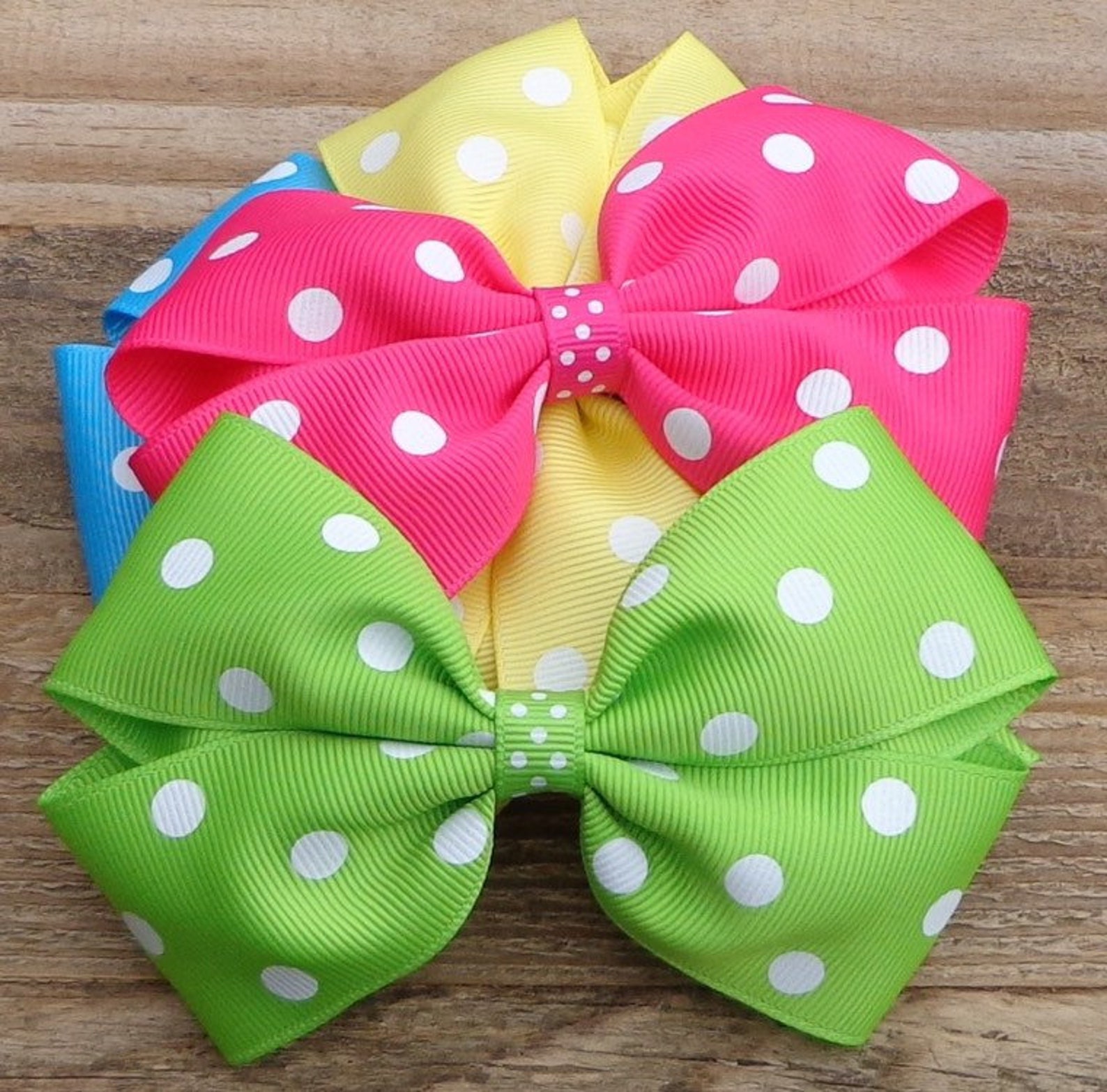 YOU PICK Colorshair Bows for Girlspolka Dot Hair Bows4 Inch - Etsy