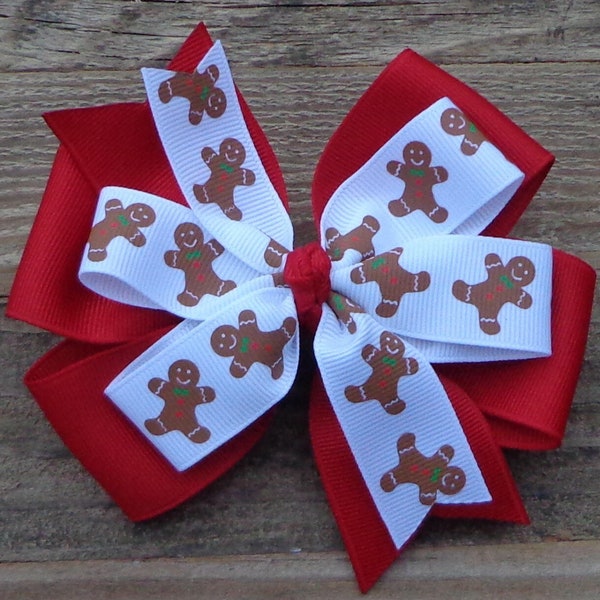 Gingerbread Hair Bow - Etsy
