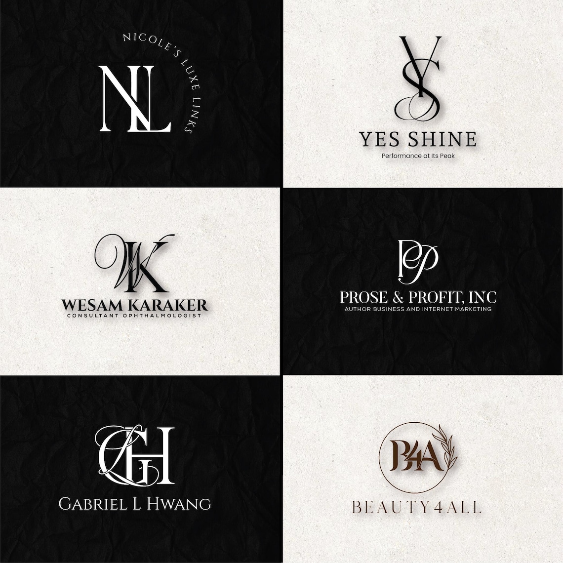 Custom Logo Design | Initial Logo | Luxury Logo | Minimalist Business ...