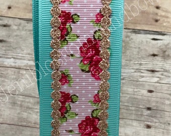 Rose gold ribbon | Etsy