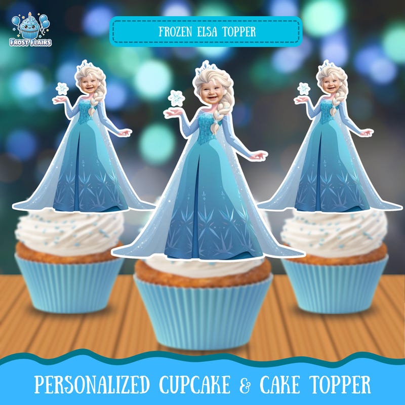 Elsa Cake Topper - Etsy