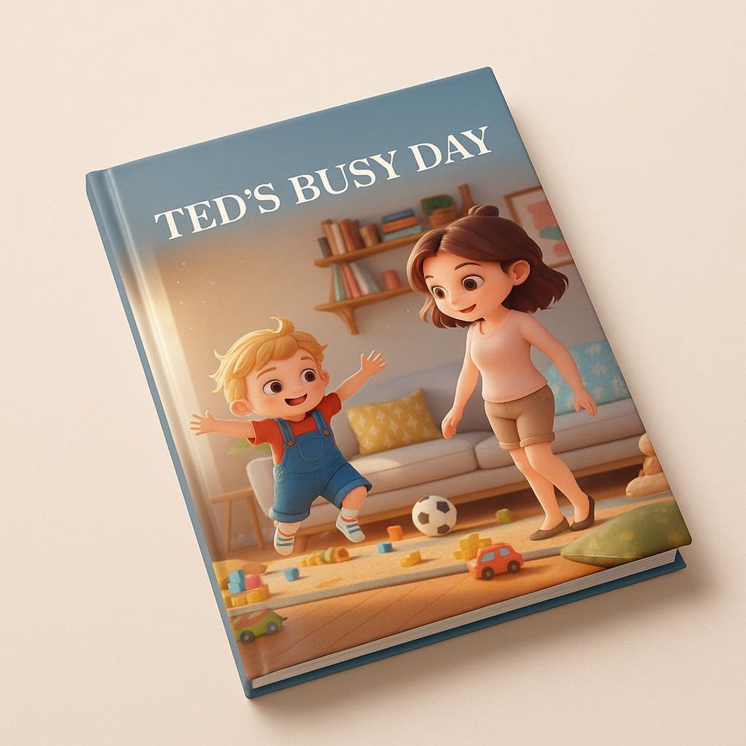 Ted's Busy Day Storybook – Toddler Daily Routine, Bedtime Stories ...