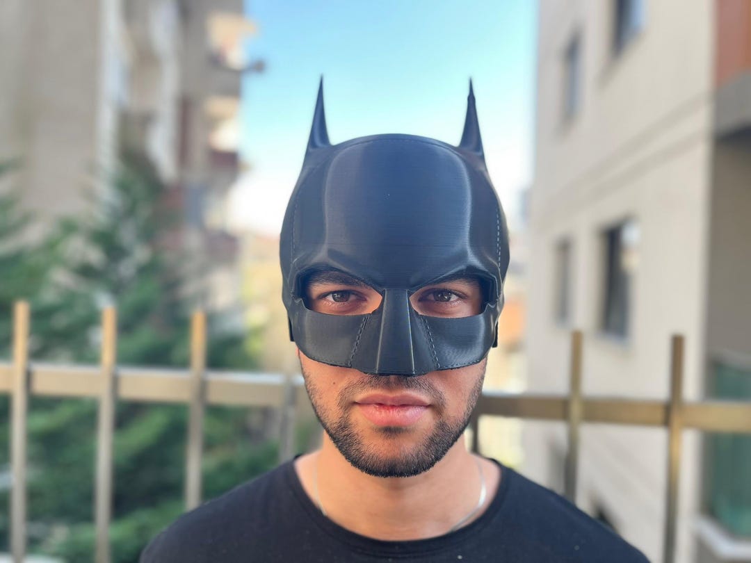 Batman Cowl Mask – 3D Printed Cosplay Helmet | Superhero Costume Prop ...