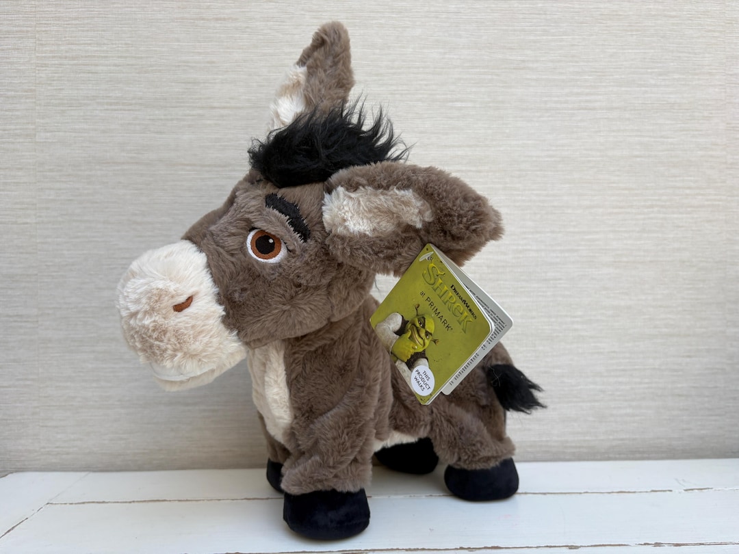 Peluche de burro andante de Dreamworks Shrek de Primark, 30 cm (12 ...