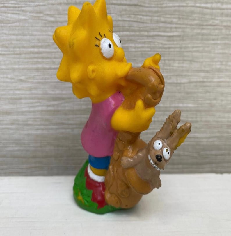 Vintage Burger King Simpsons Toy Figure - Lisa Saxaphone Bunny - 1990 ...