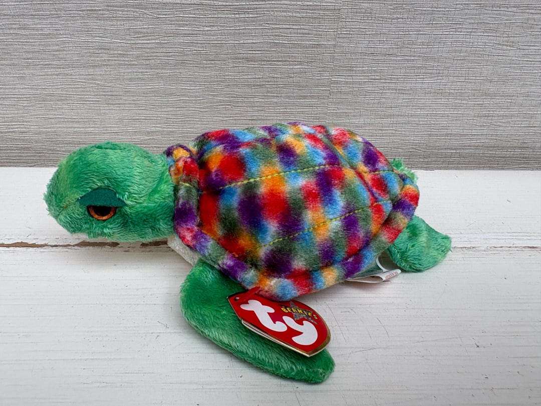 TY Beanie Baby Zoom the Turtle Soft Toy Plush With Tag Vintage 2001 - Etsy