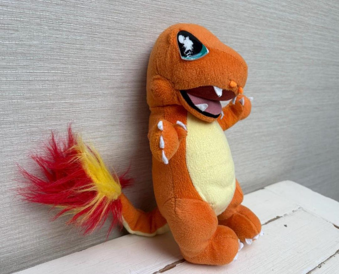Vintage 2000 Pokemon Charmander Soft Toy Teddy Nintendo Play by Play 12 ...
