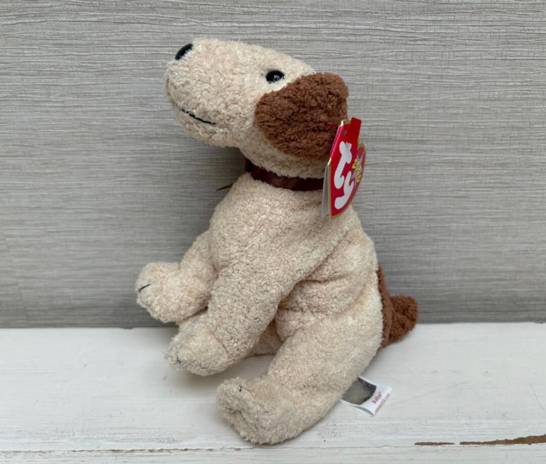 TY Beanie Babies Rufus the Dog With Tag - 28th February 2000 Soft Toy ...