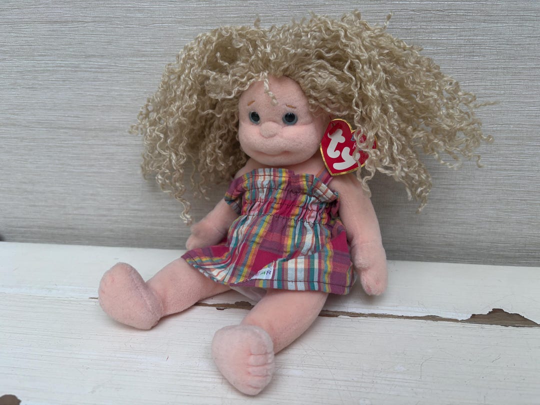 Ty Beanie Kids TY Gear Soft Toy Plush Beanie Doll Blondie January 2nd ...