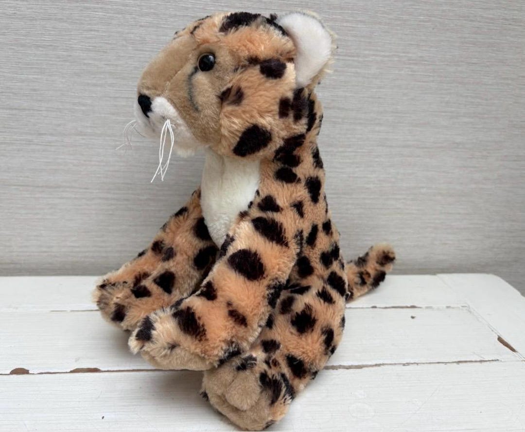 Longleat Leopard Cheetah Wild Cat Soft Plush Toy 11” Ravensden - Etsy