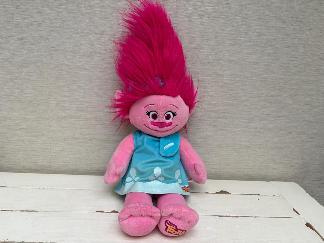 Build A Bear Trolls Dreamworks Plush Soft Toy Doll 24" - Etsy