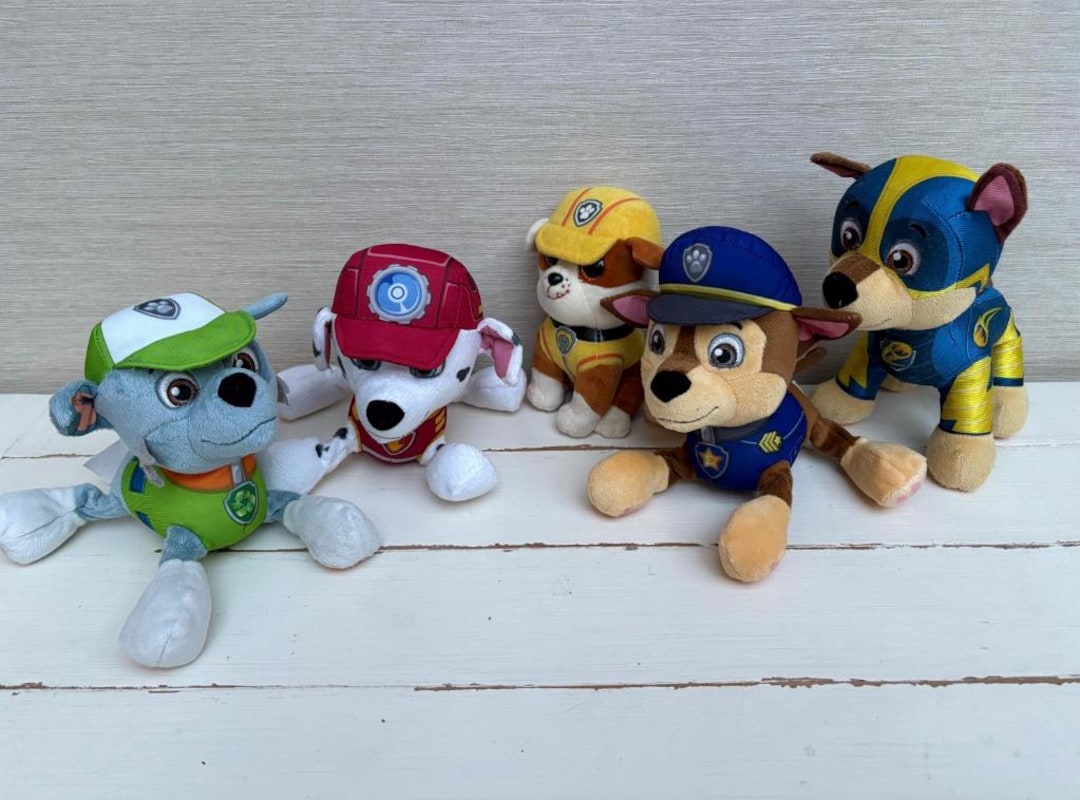 Paw Patrol Soft Toy Plush Nickelodeon - Spinmaster and TY - Various ...