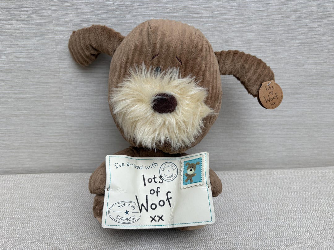 Lots of Woof Plush Dog - Collectible Stuffed Animal With Tag - Etsy