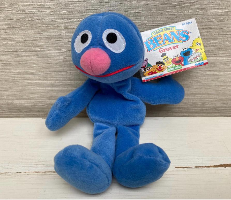 Jim Henson's Tyco - SESAME STREET BEANS - Soft Plush Beanie Toy Dolls ...