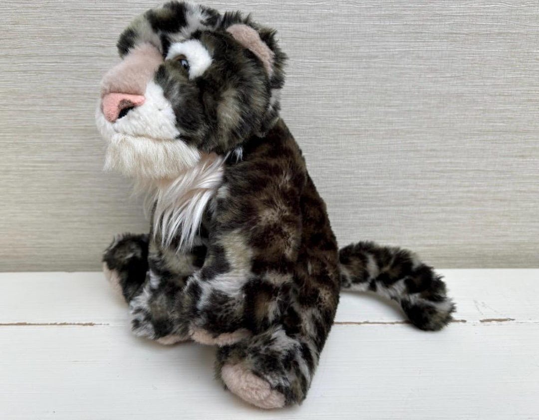 Snow Leopard Sitting Soft Toy Plush Keel Toys No Tag 9" - Etsy