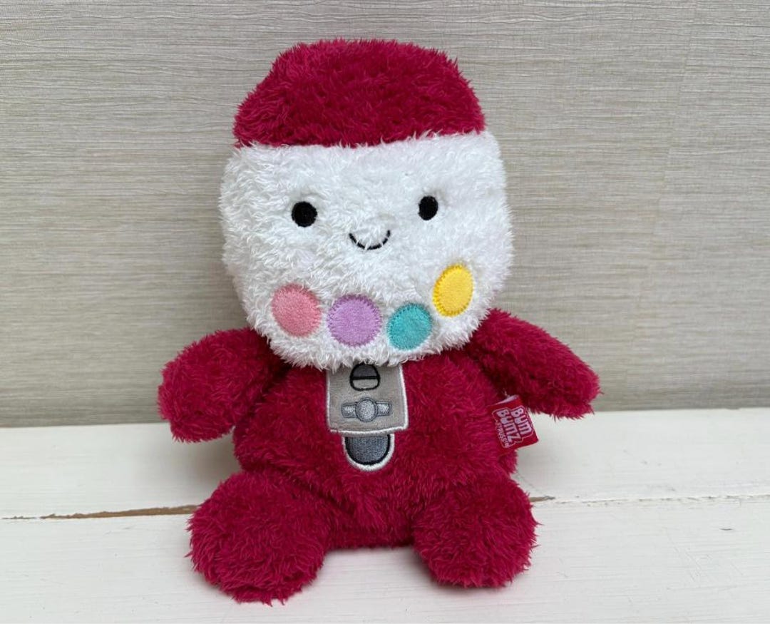 Bum Bumz by Russ Zack Gumball Machine Plush Soft Toy Beanie 9" Kellytoy ...