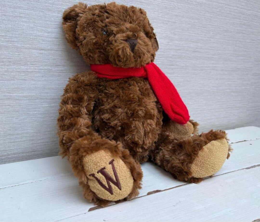 William Whsmiths Teddy Bear Plush Cuddly Soft Toy With Tag 13" - Etsy