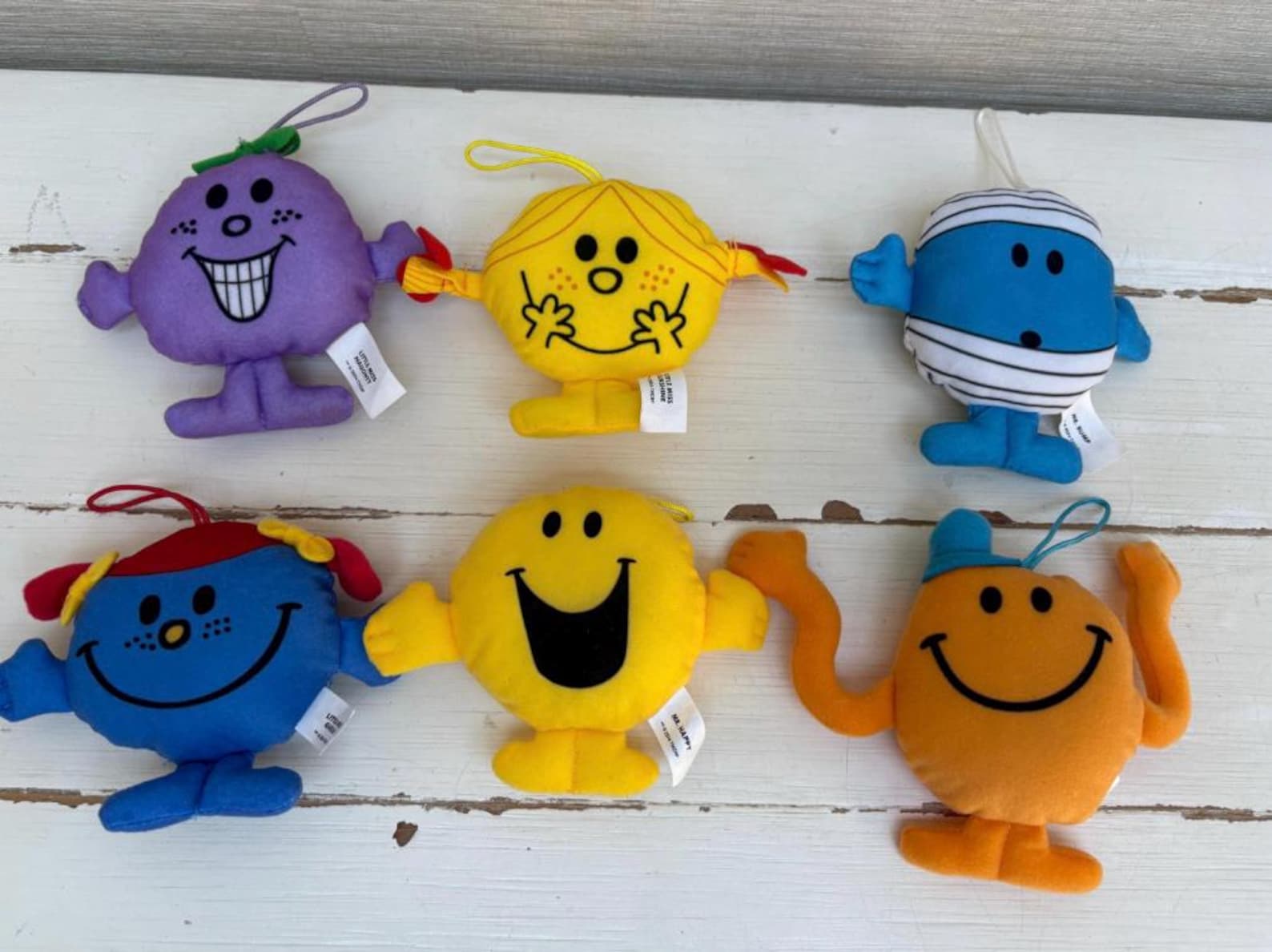 2021/2024 Mr Men & Little Miss Vintage Mcdonalds Promotional Soft Toys ...