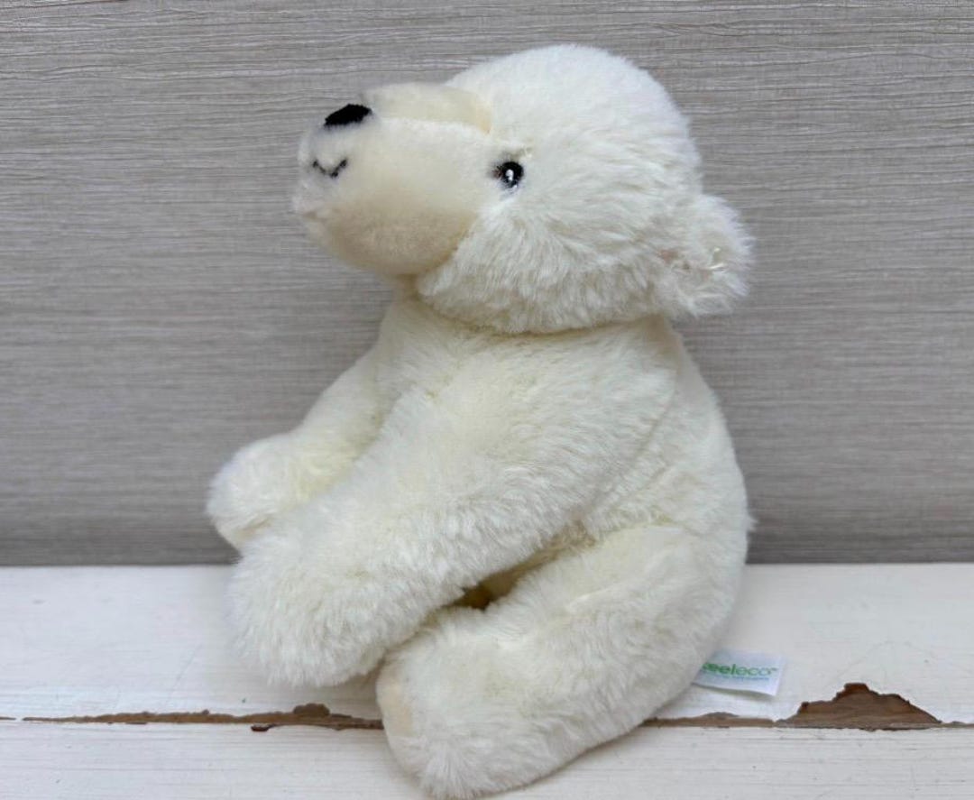 Polar Bear Soft Toy Plush Beanie 8 " Keel Eco Toys - No Tag - Etsy