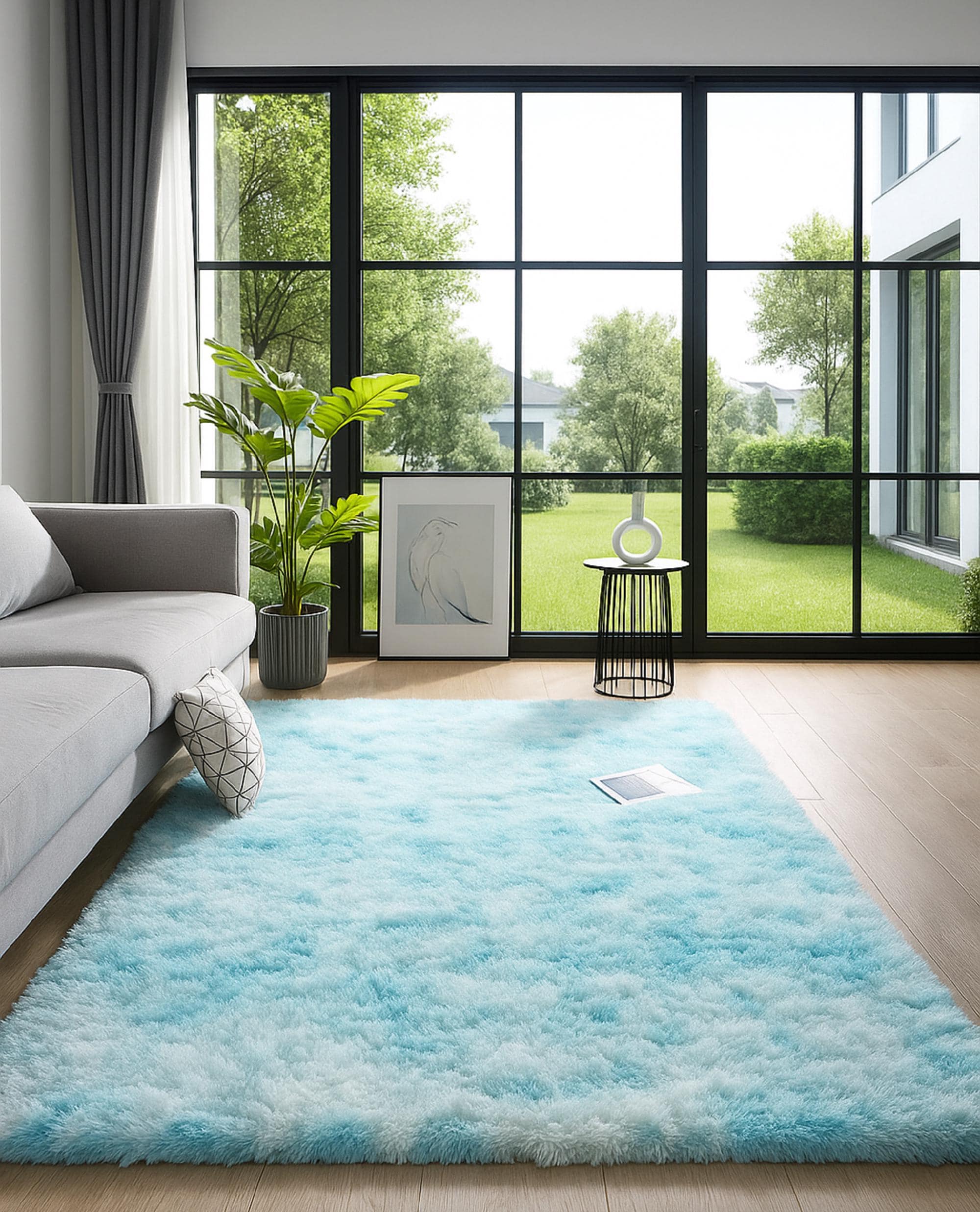 Soft Fluffy Shaggy Area Rug: Plush Modern Home Decor - Etsy
