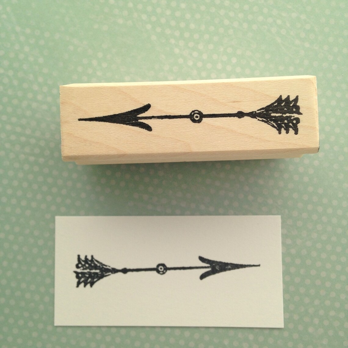 Arrow Rubber Stamp 6417 - Etsy