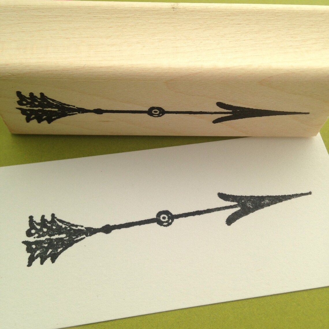 Arrow Rubber Stamp 6417 - Etsy