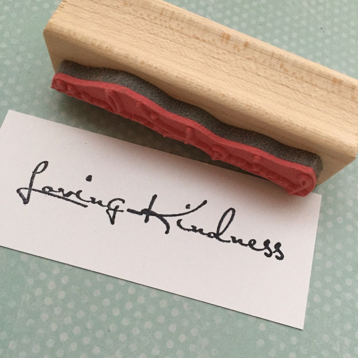 Loving-kindness Rubber Stamp - Etsy