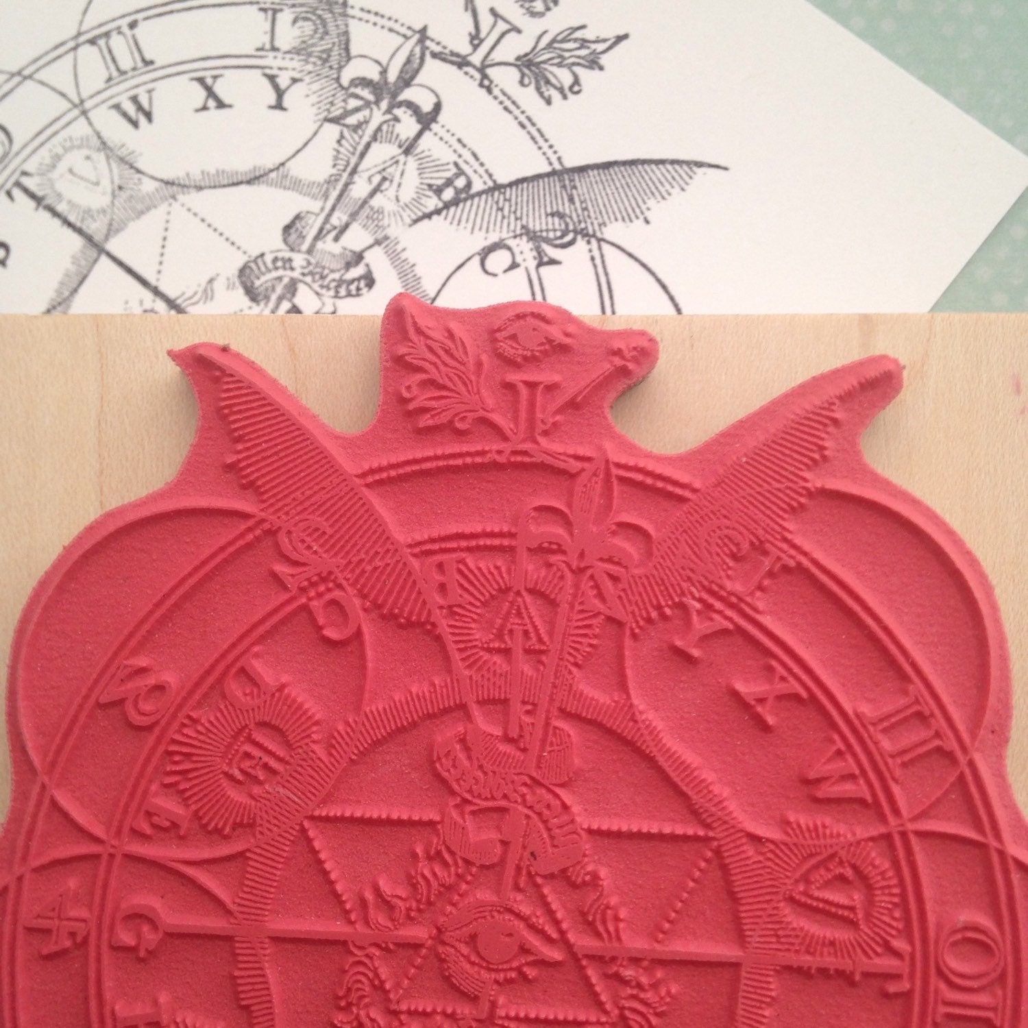 Alchemy Symbols Rubber Stamp 5929Y - Etsy