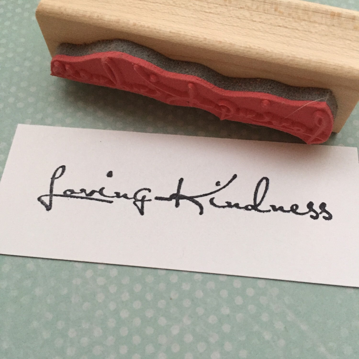 Loving-kindness Rubber Stamp - Etsy