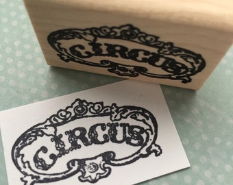 Circus Stamp - Etsy