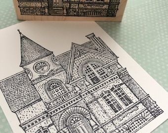 House Rubber Stamp | Etsy