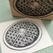 Buttered Waffle Rubber Stamp 3769 - Etsy